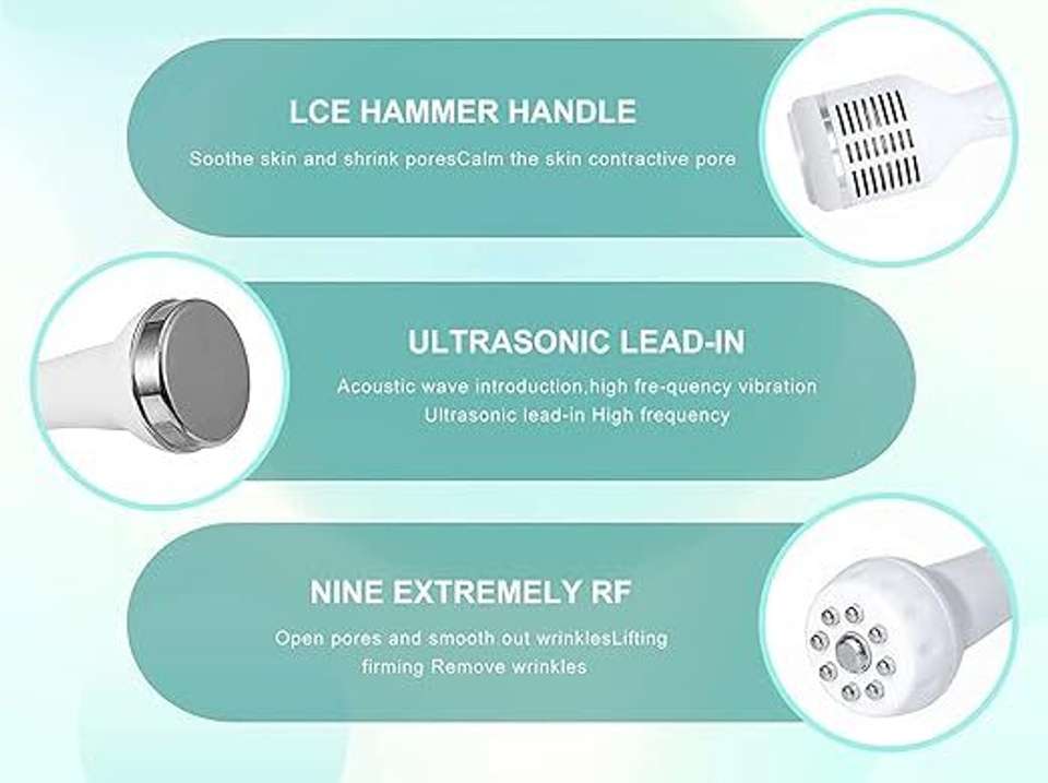 Kiyo India 7 in 1 HydraFacial Machine (DOUBLE MOTOR) Medical Reacher ...