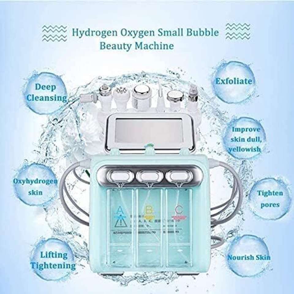Kiyo India 7 in 1 HydraFacial Machine (DOUBLE MOTOR) Medical Reacher ...