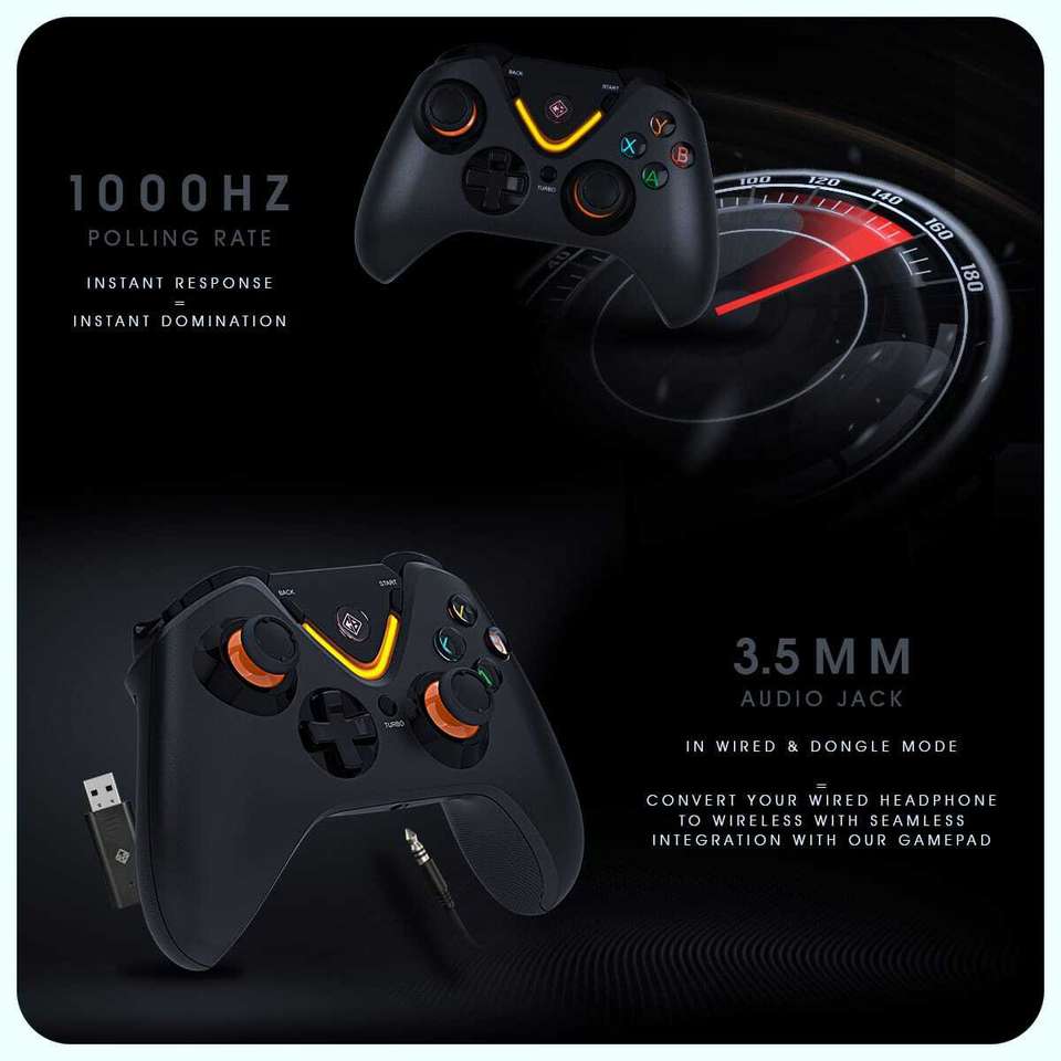 Cosmic Byte Ares Pro Tri-Mode Wireless-Bluetooth-Wired Controller ...