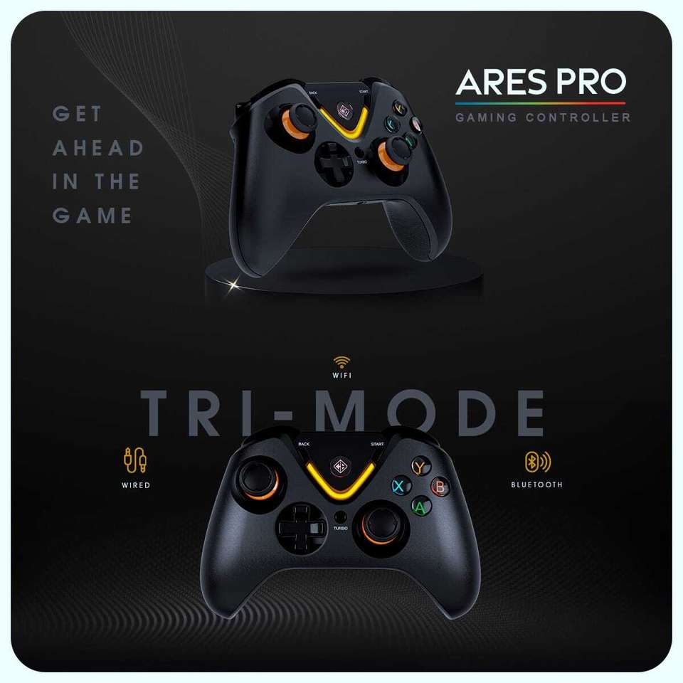 Cosmic Byte Ares Pro Tri-Mode Wireless-Bluetooth-Wired Controller ...