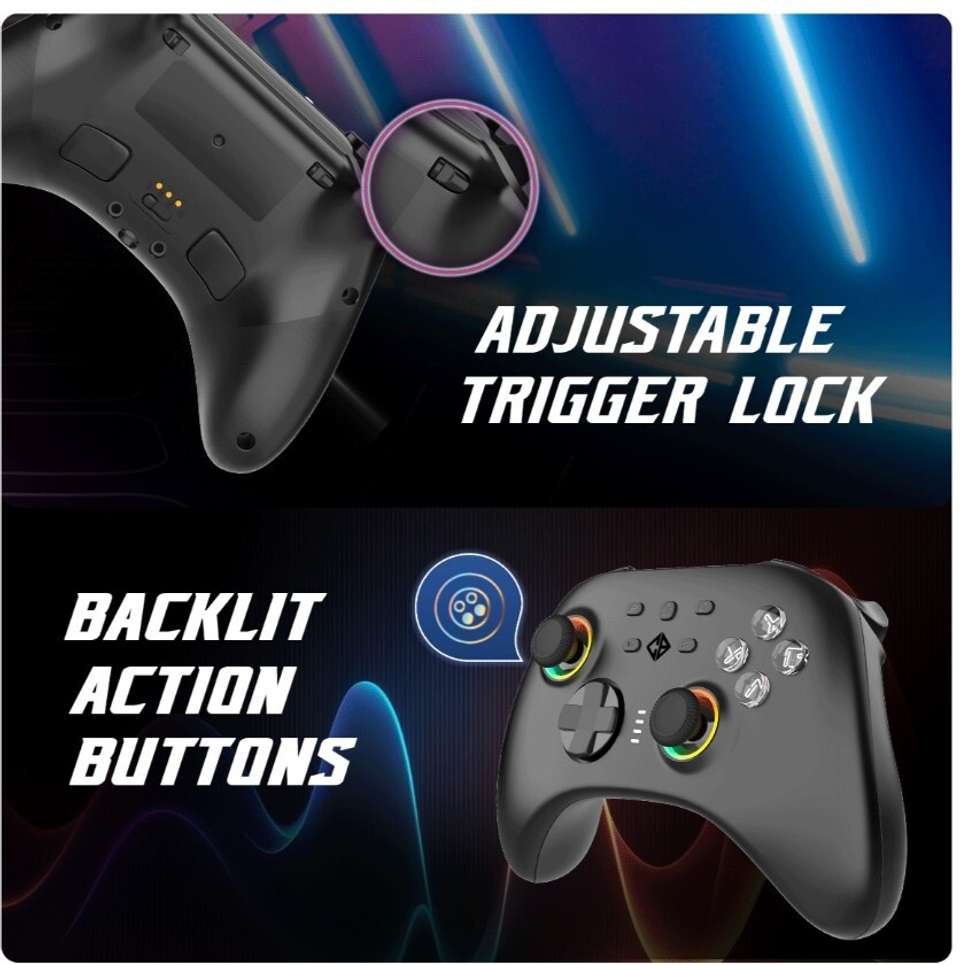 Cosmic Byte Stellaris Controller Tri-Mode Wi-fi Gamepad - Cosmic Byte ...