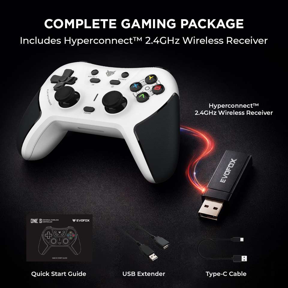 EVOFOX One S Universal 3-Mode Wireless & Wired Gamepad - EVOFOX ...