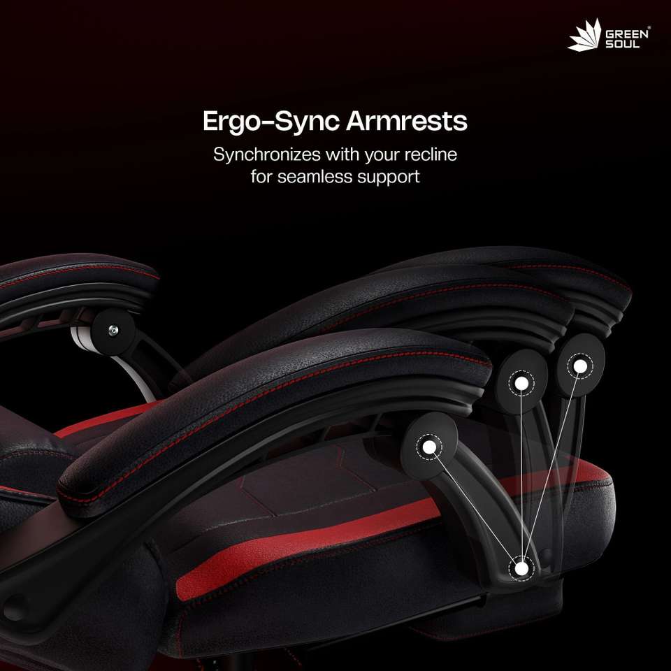 GREEN SOUL Blade Ergonomic Gaming Chair|Multi-Functional Computer Chair ...
