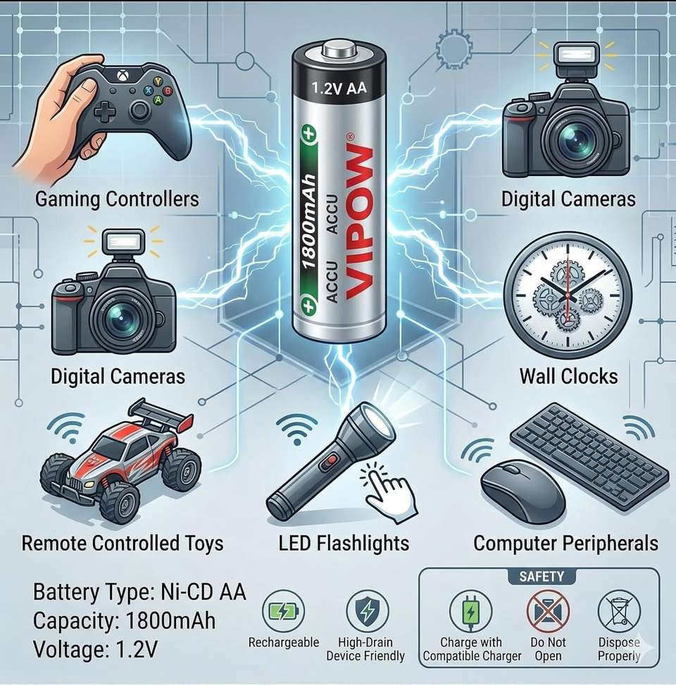 Vipow Rechargeable Game Battery Price in India - Buy Vipow Rechargeable ...