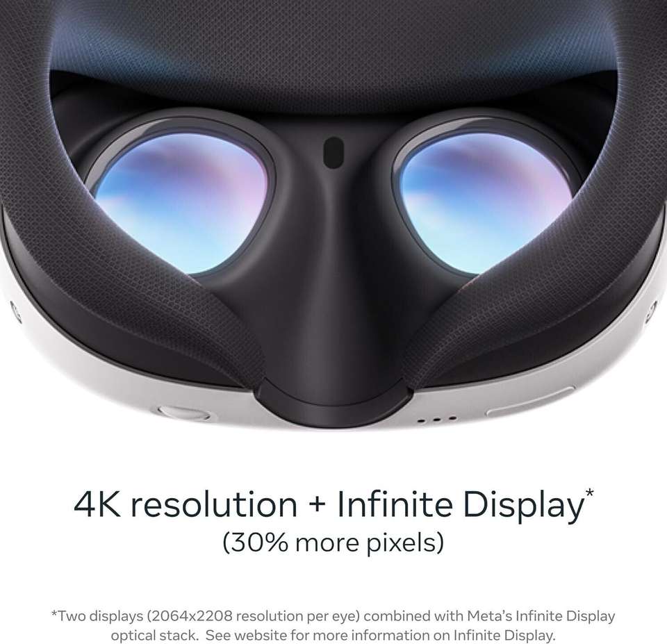 META Quest 3S 128GB VR Console for Unmatched VR Gaming High-Resolution ...