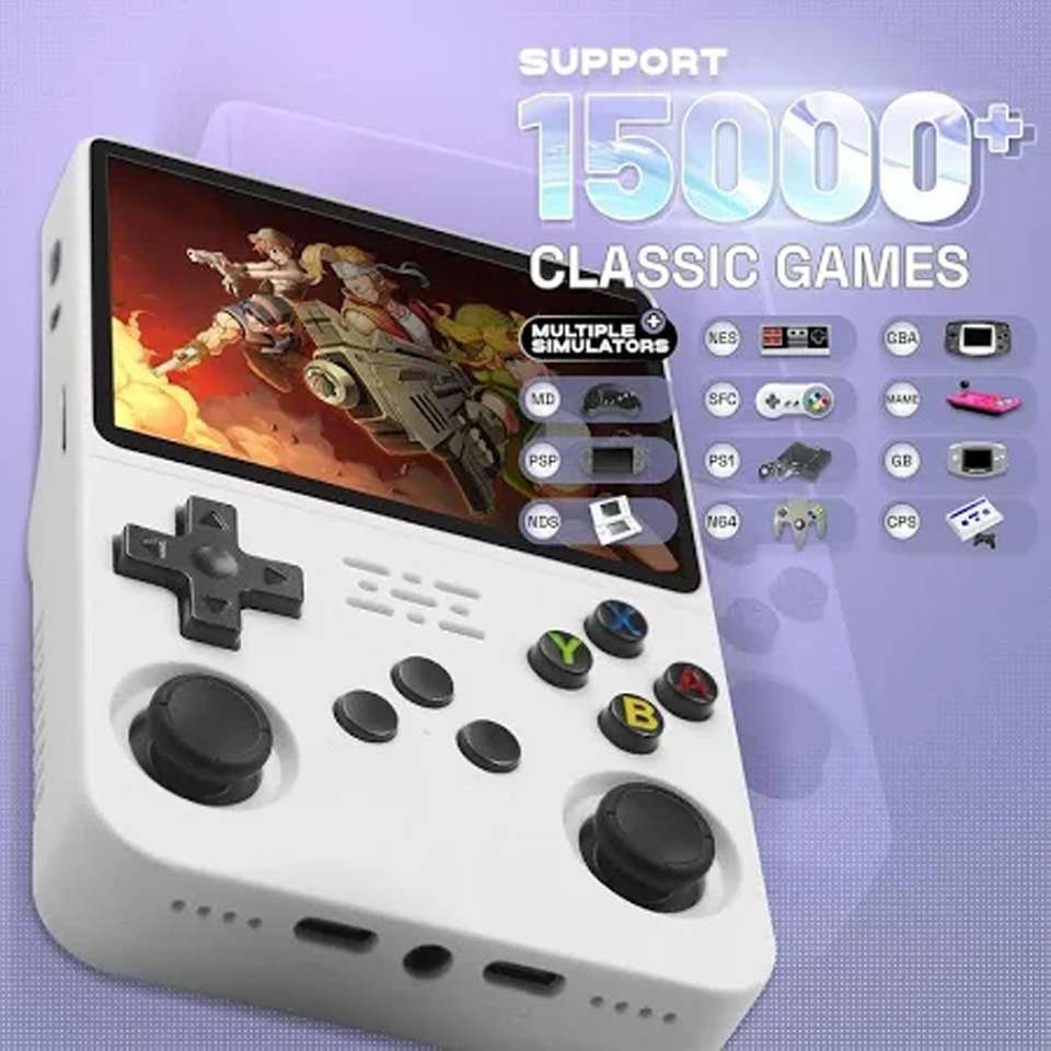 GROZA R36S Portable Video Game Console 64GB Retro Classic Emulator ...