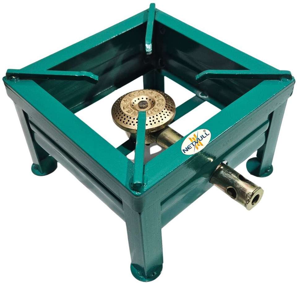 NETVULL Square Chulha Canteen Bhatti Commercial Gas Stove -Manual ...