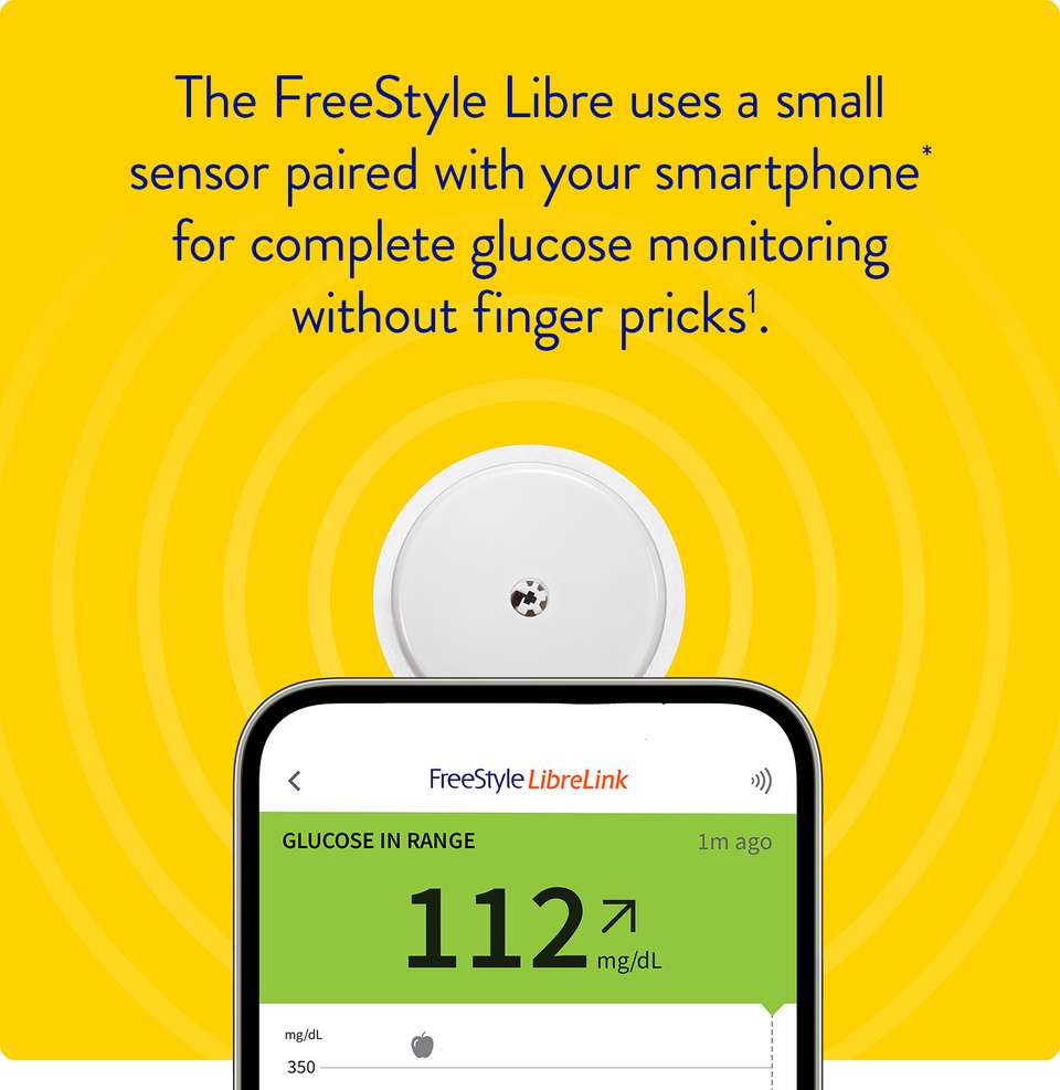 FreeStyle Libre Sensor Flash Glucose Monitoring System Glucometer Price ...