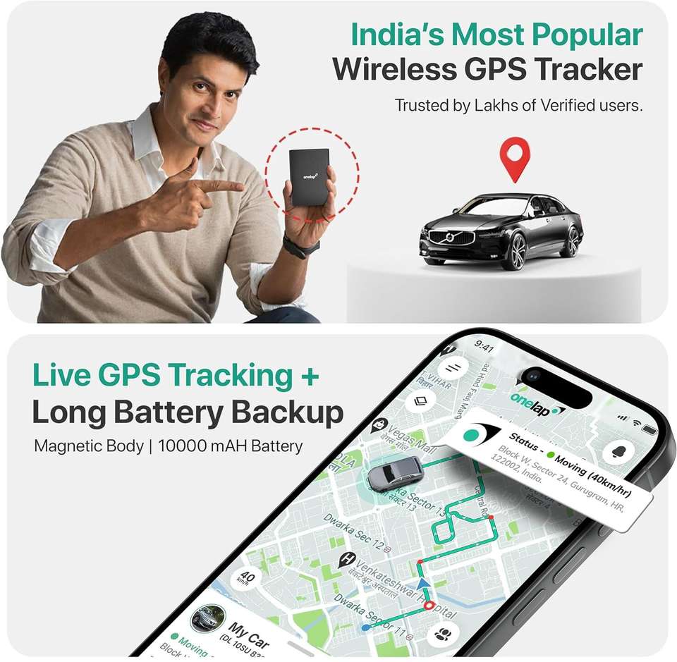 onelap GO Wireless GPS Tracker for Car GPS Device Price in India - Buy ...