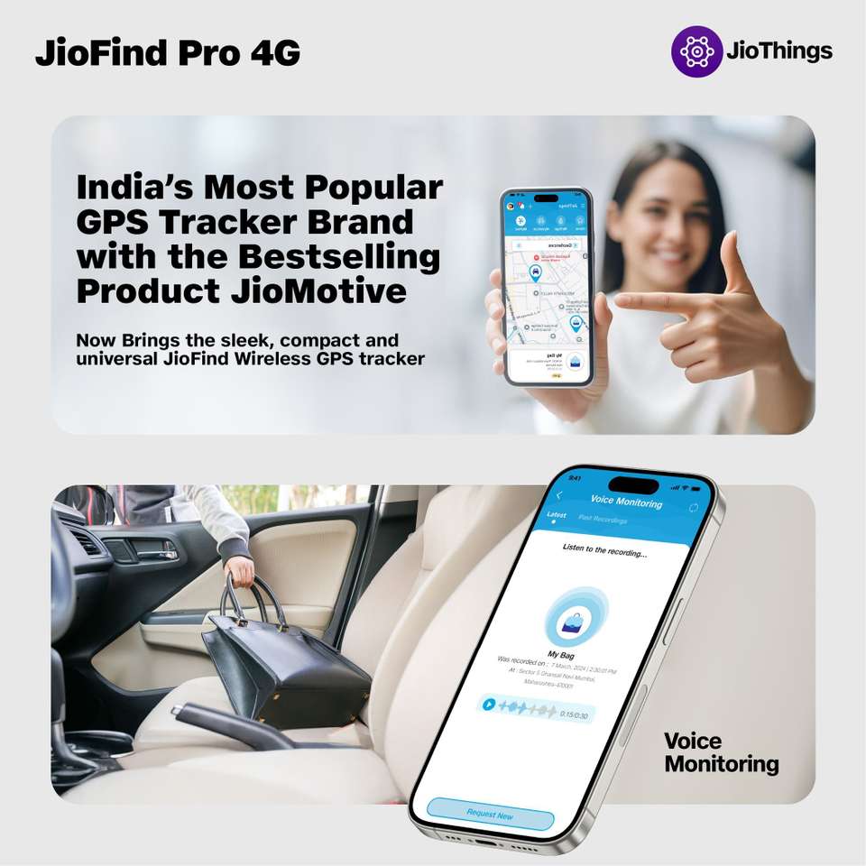 Jio Find Pro 4G GPS Tracker | 10000mAh | Voice Monitor | 1Y Free | Mag ...