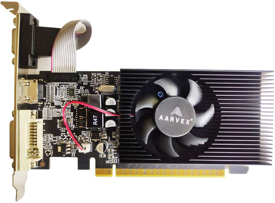 AARVEX GT 730 4GB GDDR3 GPU DDR3 4 GB NVIDIA Chipset 64 bit 1800 MHz ...