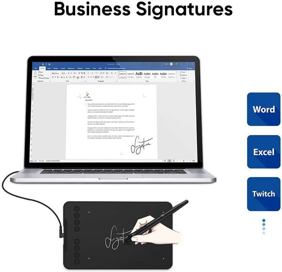 XP Pen Deco Mini7 V2 7 x 4.37 inch Graphics Tablet Connectivity - USB ...