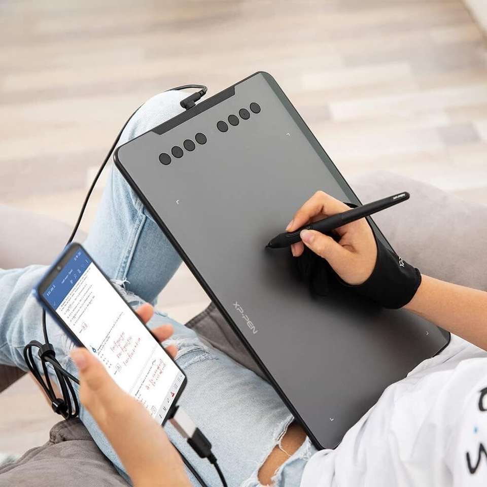 XP Pen Deco01 10 x 6 inch Graphics Tablet Connectivity - USB Price in ...