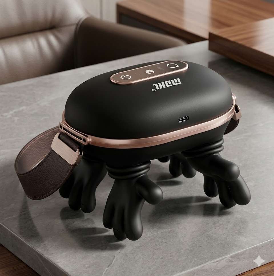 Demifine Bionic Heated Massager, Wireless Portable Shiatsu Neck and ...