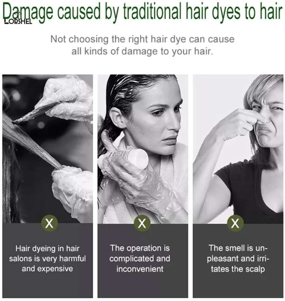 LORSHEL fruit vinegar hair colour Ammonia-free hair colors gentle on ...