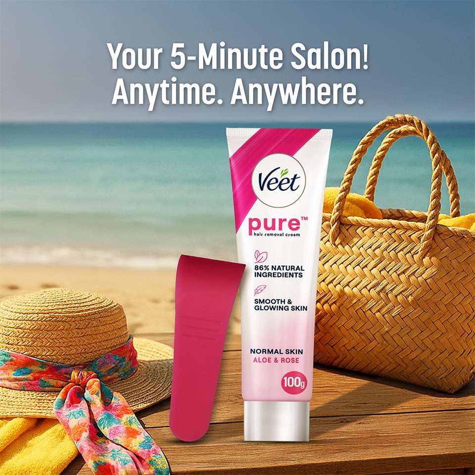 Veet Pure Hair Removal - Normal Skin Cream 100g,Set Of 3 Cream - Price ...