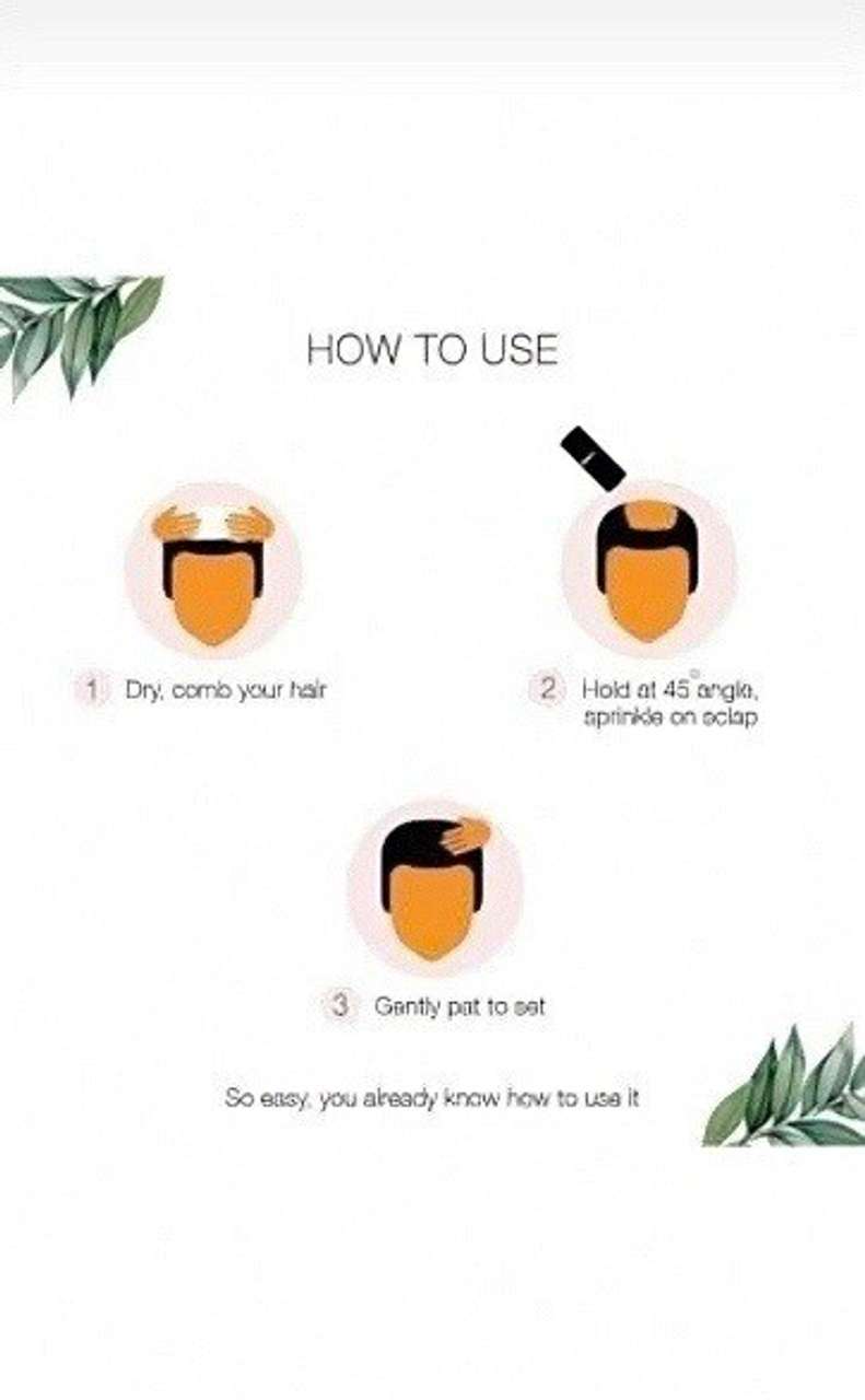 kHUDAt Hair Coverage Powder for Natural Hair Fullness Hair Fiber ...