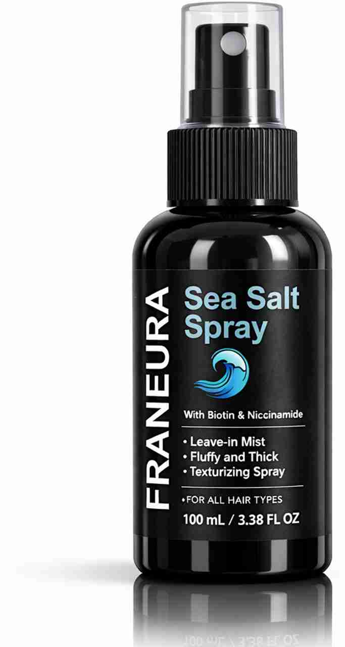 Franeura Texturizing Sea Salt Spray for Beach Waves & Volume, adds ...