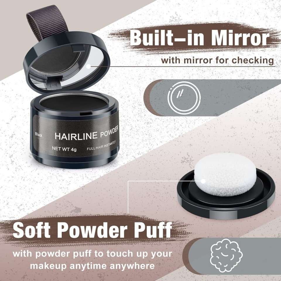 florx Root Blur Powder - Soft focus hairline concealer HL_01 LONG ...