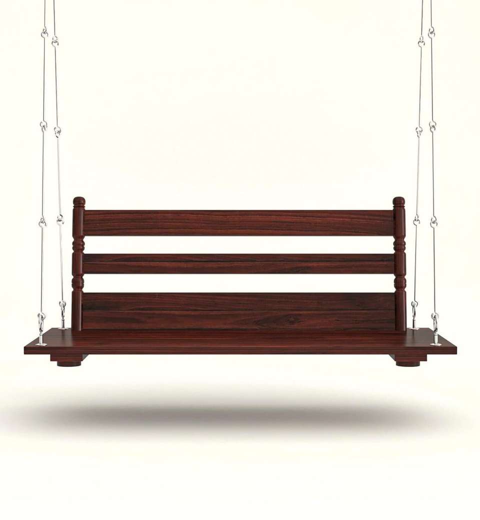 SIYA ART Indoor & Outdoor Hanging Wooden Jhoola Swing for Living Room ...