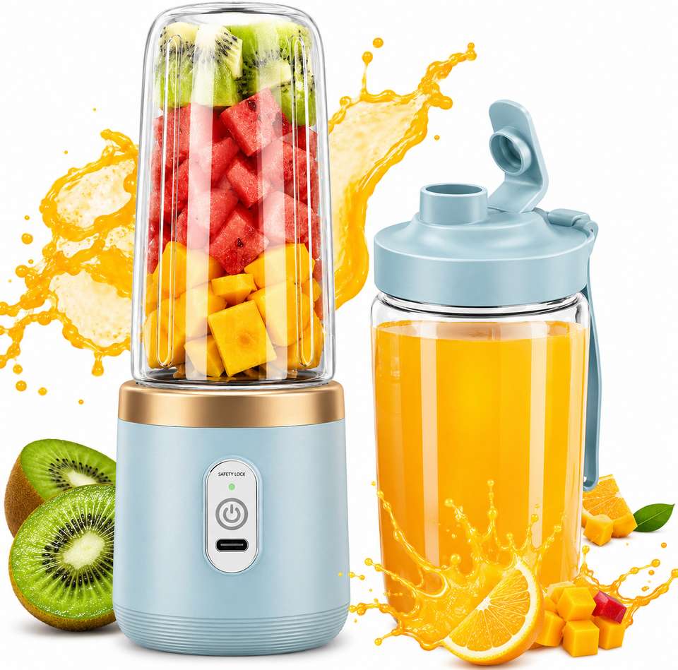 Zinsy Plastic Portable Electric Juicer USB JuiceMaker3-Speed ...