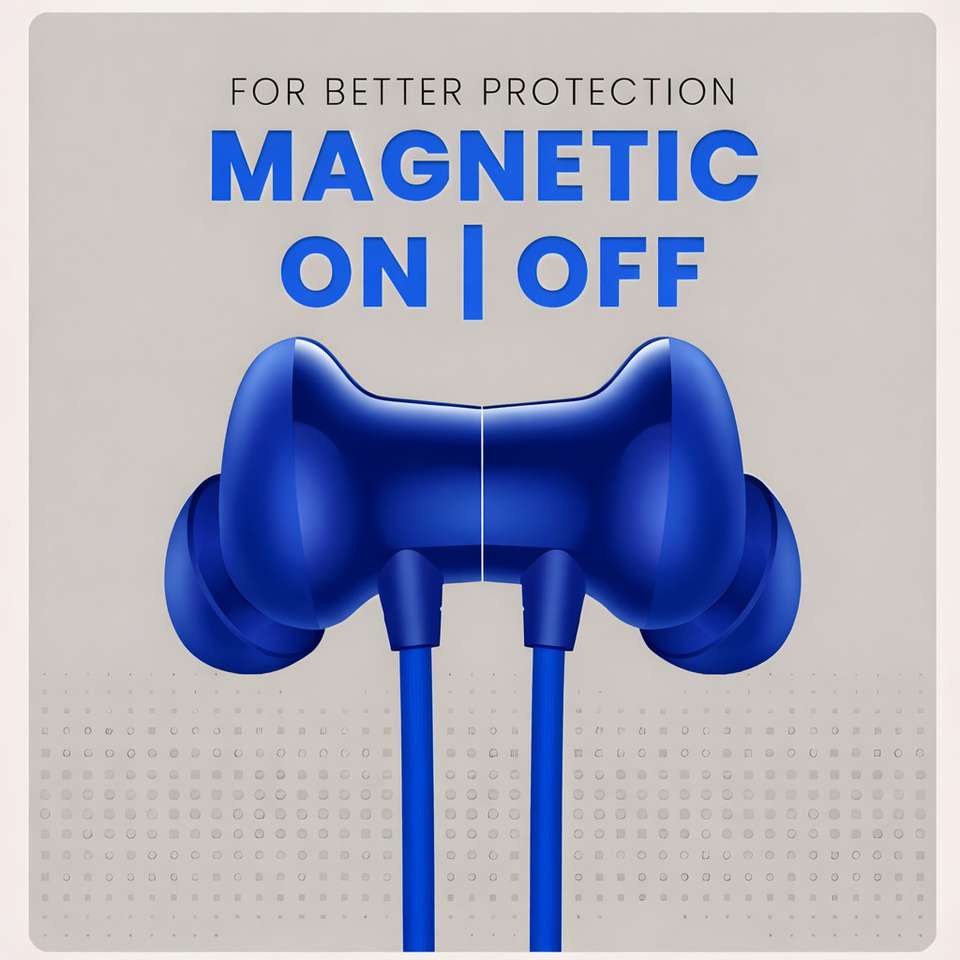AIZINA Bluetooth Earphone Upto 65 Hrs* Playtime, Fast Charging, Dual ...