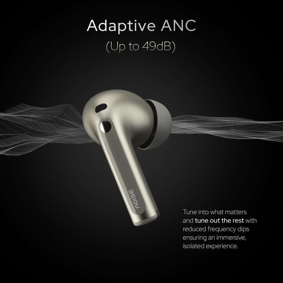 Noise Master Buds, Sound by BOSE, 49dB ANC, 6 Mic ENC, 44 Hr Battery ...