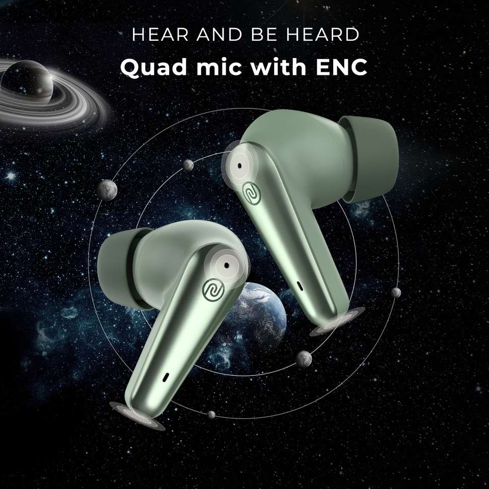 Noise Buds X prime with 120 Hrs of Playtime, ENC with Quad Mic ...