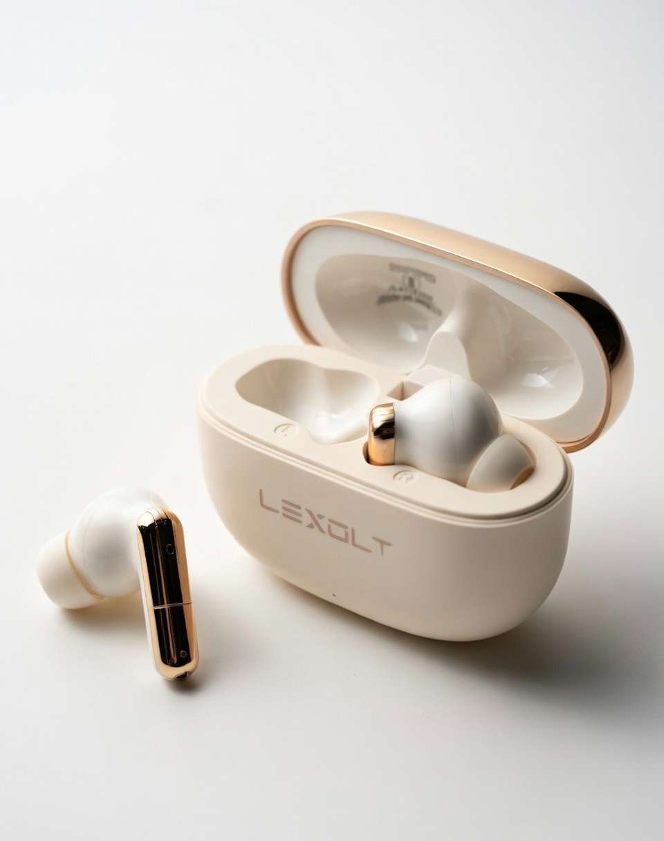 Lexolt AiBuds 100 Hour Playback & ENC Fast Charging Rich Bass Bluetooth ...