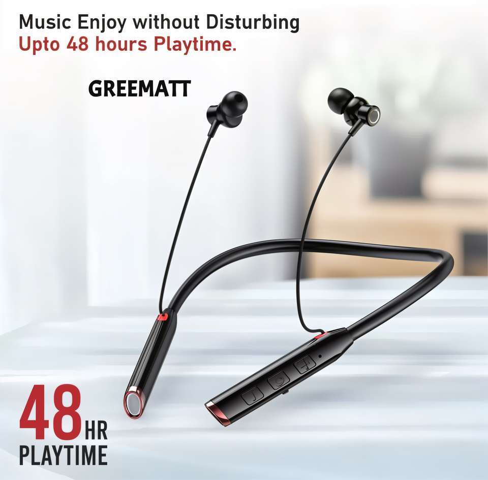 GREE MATT Vibration Alert, 48 Hours Playtime, Crystal Clear Sound,360 ...
