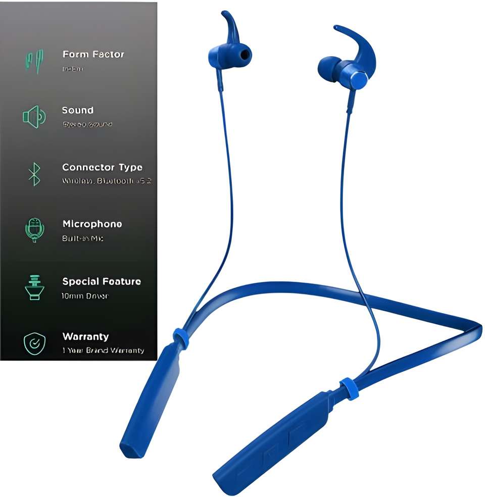 Clairbell BT 235 Bluetooth Wireless Neckband With 20 Hours Playback ...