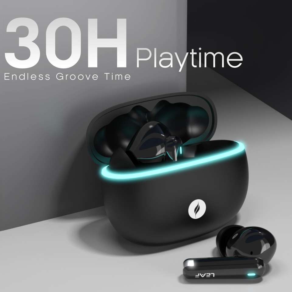 Leaf Buds X121 True Wireless, AI SOUND App,30H Playtime, Fast Charge ...