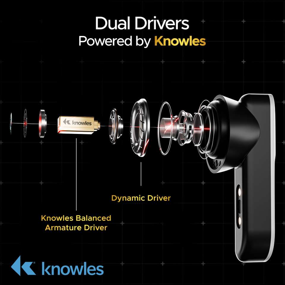 boAt Nirvana X TWS(2025 Launch),Dual Drivers by Knowles,Hi-Res Audio ...