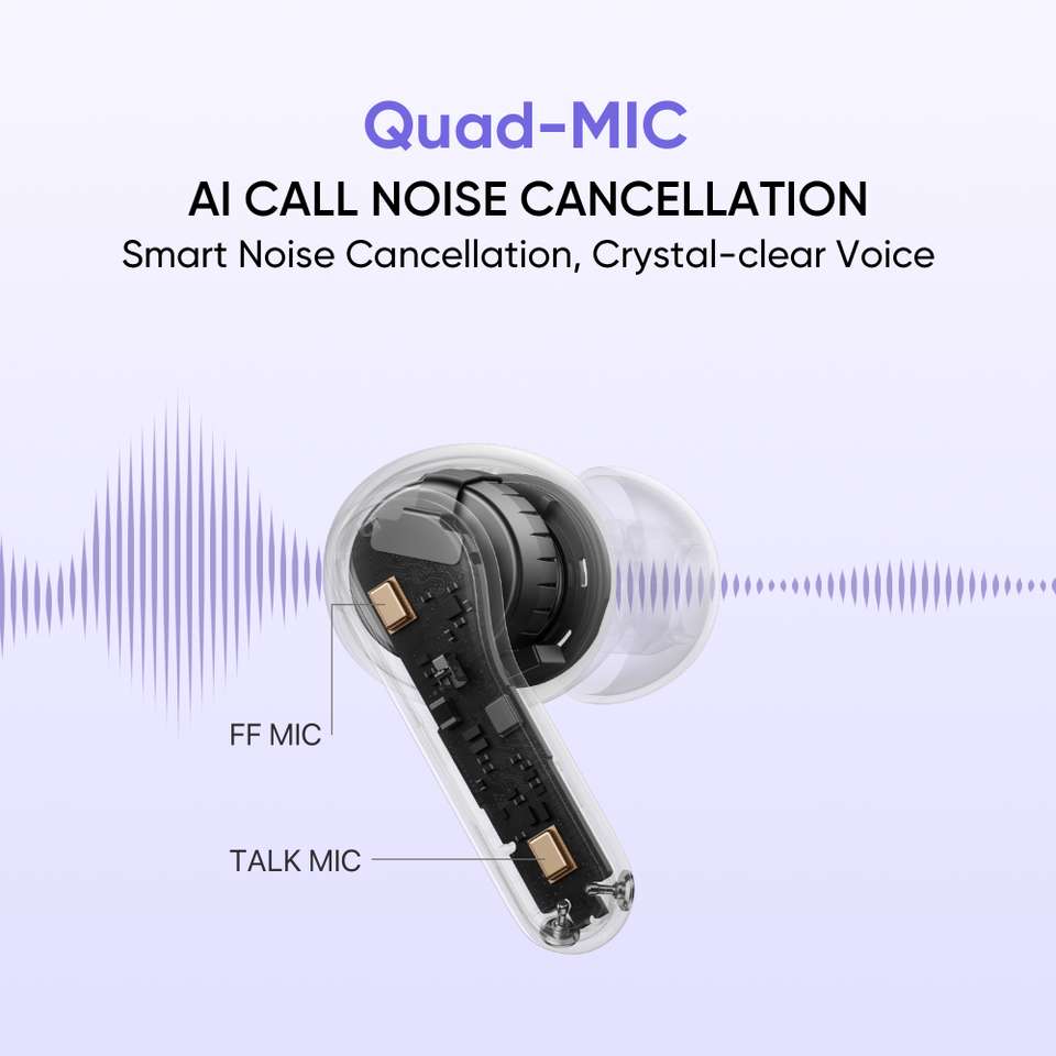 realme Buds T200 Hi-Res with 32dB ANC,12.4mm driver Quad Mic,50 Hrs ...