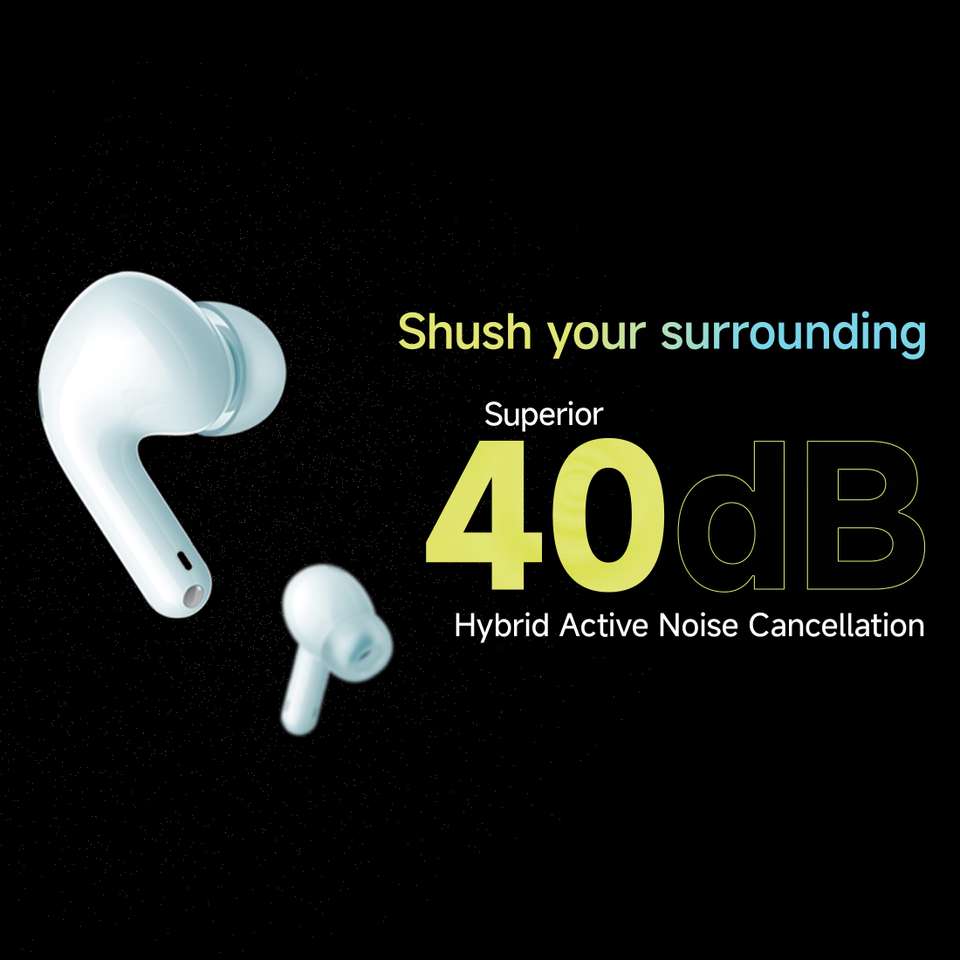 REDMI Buds 5C with 40dB Hybrid ANC, Quad-Mic AI Calling, 36 hrs ...