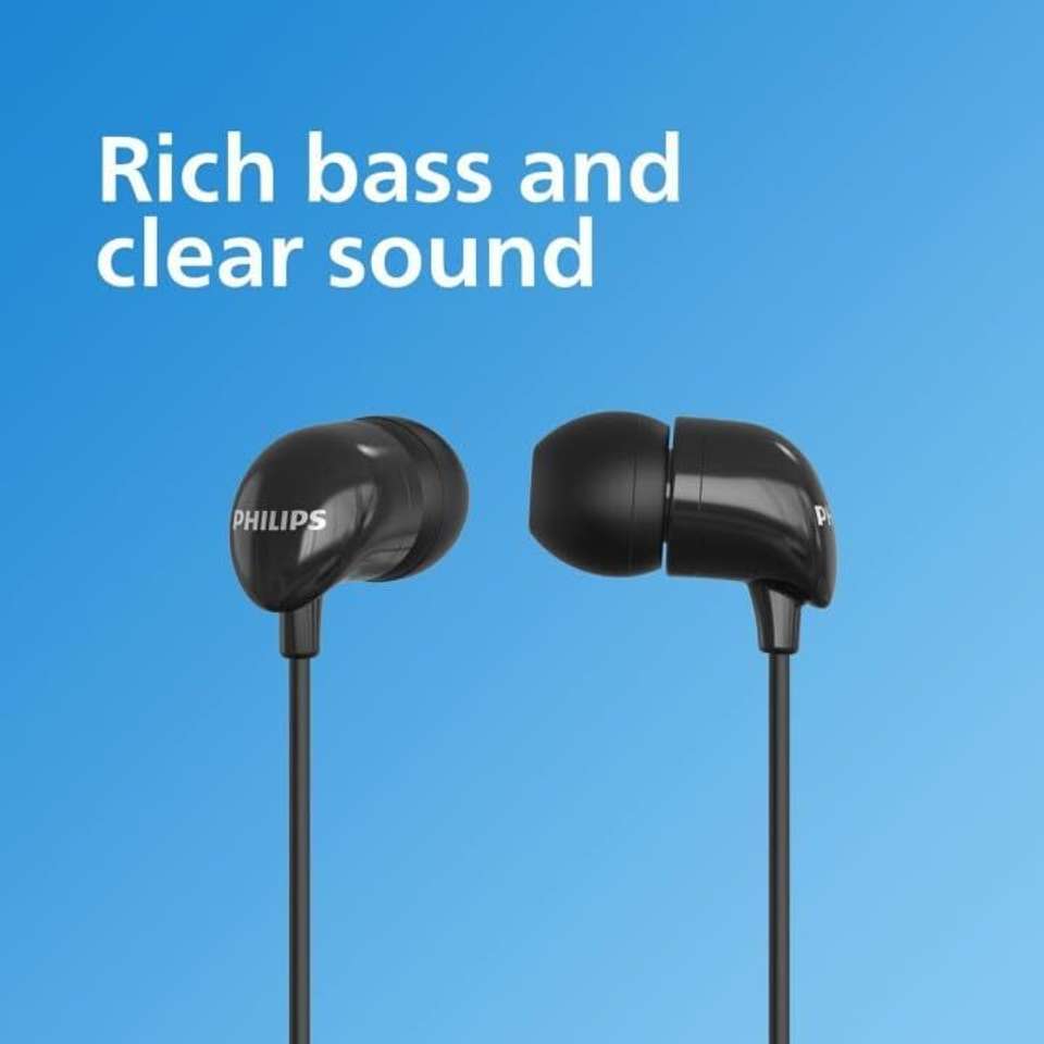 PHILIPS TAE2146BK USB TYPE C in Ear Wired Headphones with Mic Wired ...