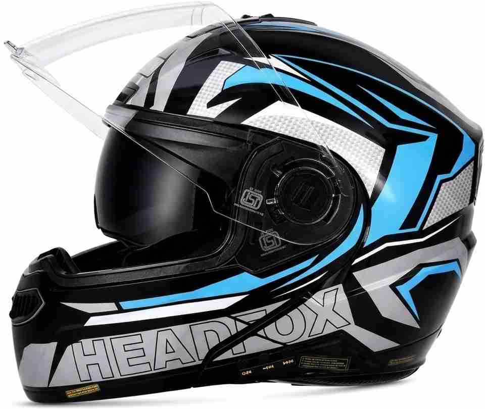HEADFOX N2 Smart Bluetooth Helmet with Flash Lights | Music |Calls ...
