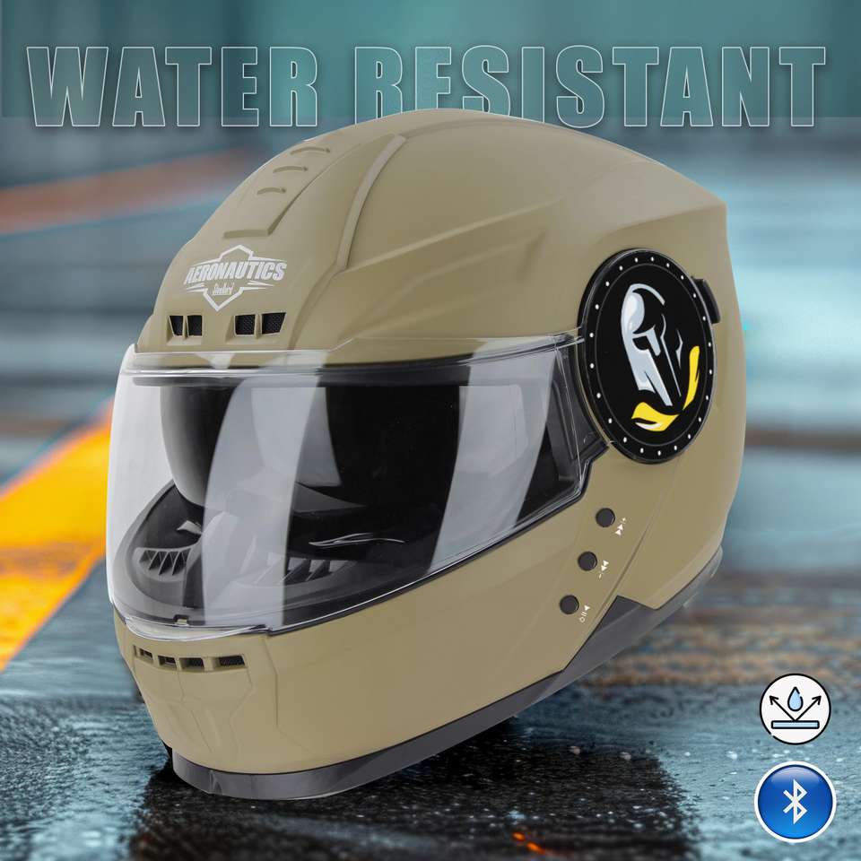 Steelbird Bluetooth Full Face ISI Certified Helmet for Men with Inner ...