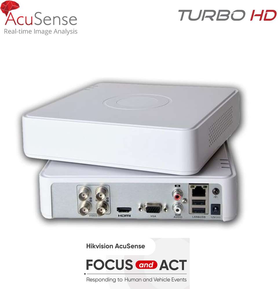Clocite HIKVISION 5MP 2 Dome Cameras (Audio Recording) + 4CH 3K/5MP DVR ...