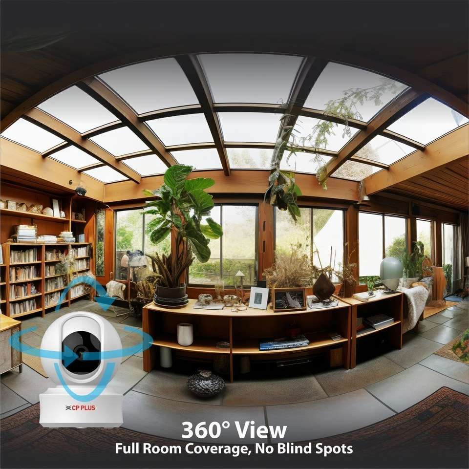 CP PLUS CP-E41Q 4MP Wi-Fi PT Camera with Night Vision & Motion Alerts ...