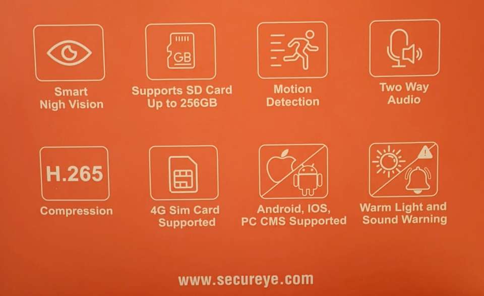 SECUREYE 4MP SOLAR 4G PT CAMERA Security Camera Price in India - Buy ...