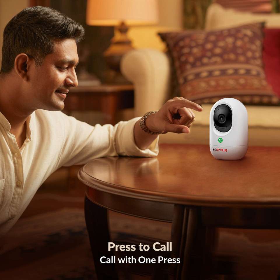 CP PLUS CP-E44Q 4MP Quad HD Smart WiFi Camera with 360 Pan Tilt, CTC ...