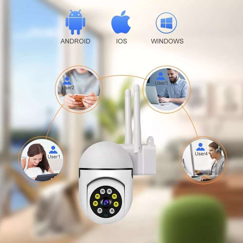 DEROVON Full HD Wi-fi Wireless IP CCTV Light Vision Viewing Remote ...