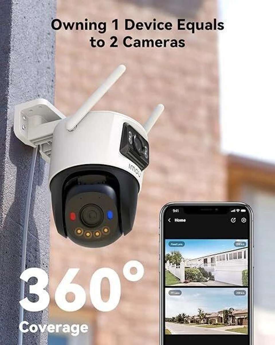 IMOU IPC-S7XEP-10MOWED Cruiser Dual 5MP+5MP Wide View Dual Lens,360° Wi ...