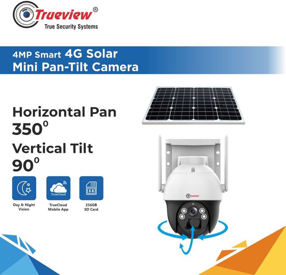 Trueview T18149 4G SOLAR MINI PAN-TILT CAMERA Security Camera Price in ...