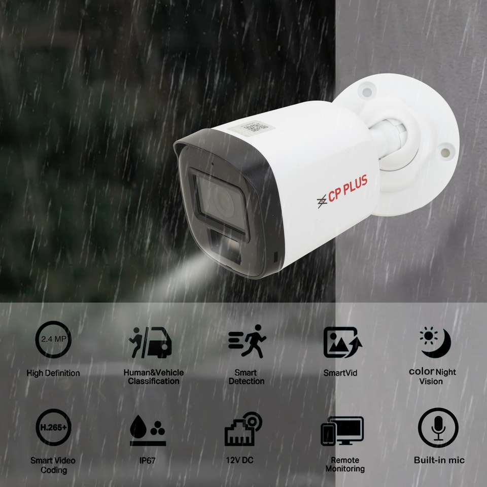 CP PLUS 8 Channel FULL HD Smart Surveillance System For Home 2.4MP ...