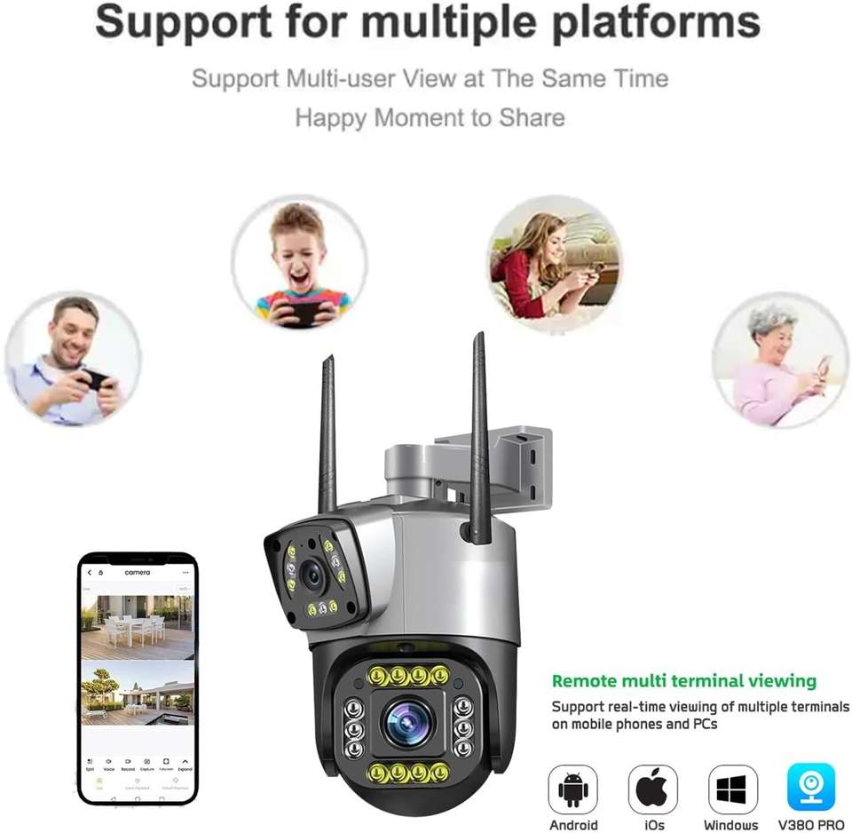 TP PLUS 6MP 1080P HD | Dual Lens/Screen | Indoor Outdoor Usage ...