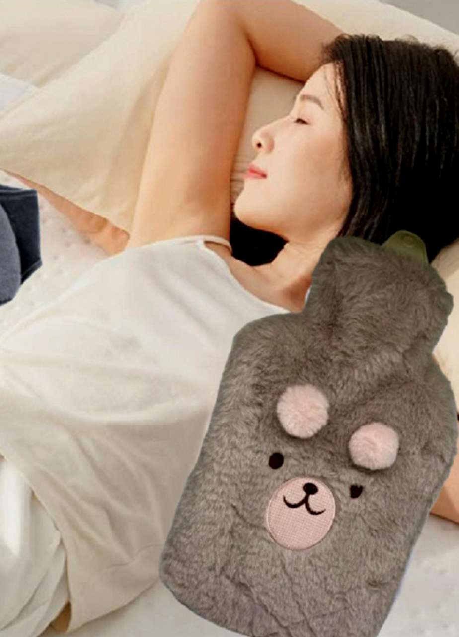 Da Novira Premium Hot Water Rubber Bag with Soft Plush Cover For Cramps ...