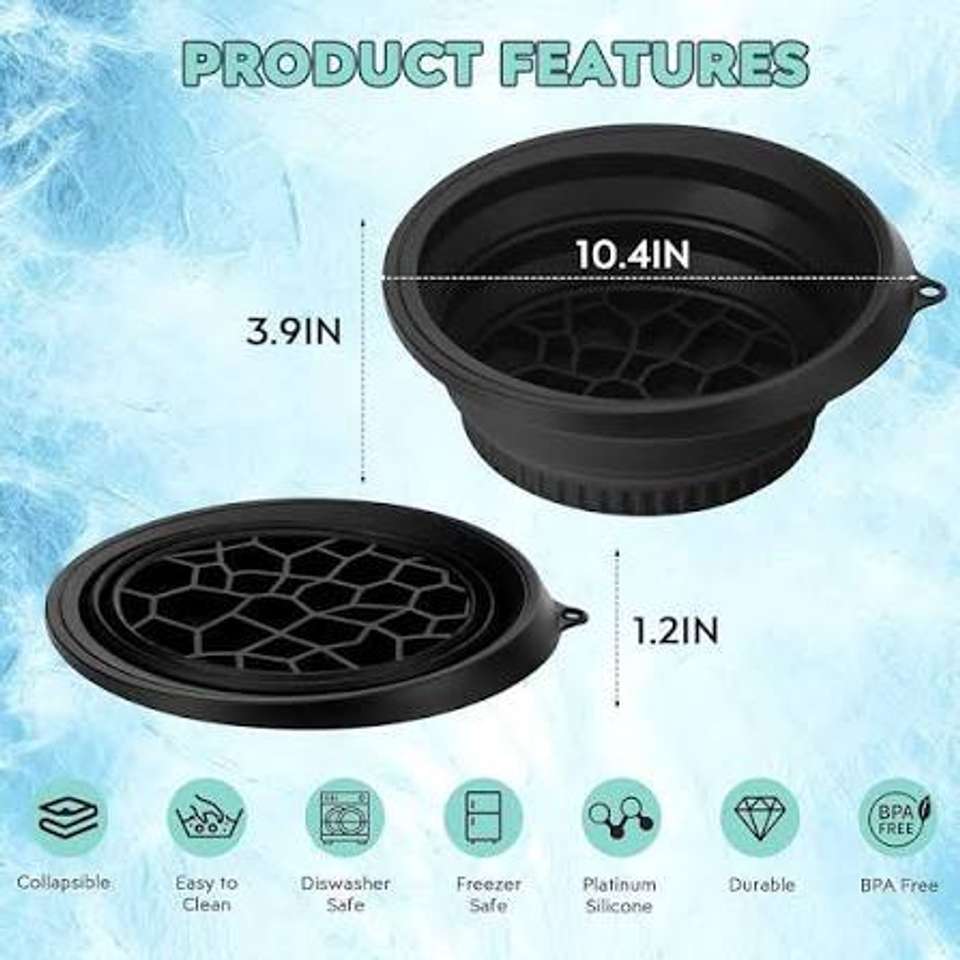 Smrtin silicon face bowl Black Silicone Ice Cube Tray Price in India ...