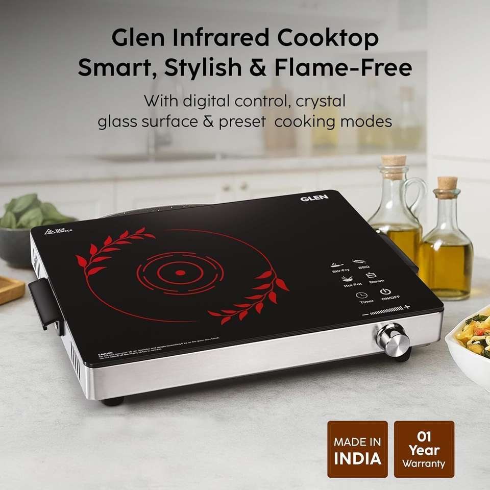 Glen 2200 W Infrared Cooktop Touch Panel - Buy Glen 2200 W Infrared ...